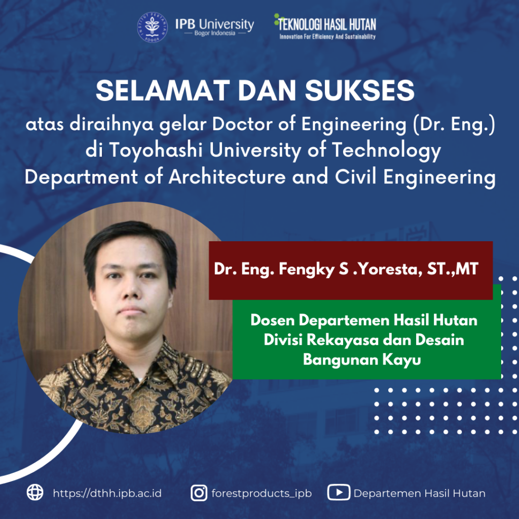 Selamat dan Sukses Atas Peraihan Gelar Doktor oleh Dr. Eng. Fengky S ...